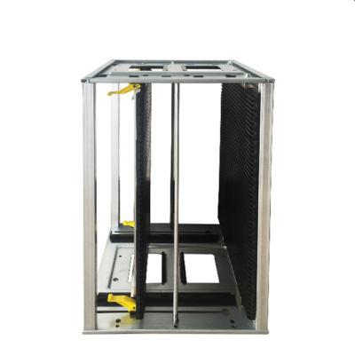 China ESD Magazine Racks Antistatic SMT PCB Storage Magazine Rack Metalen basis Te koop