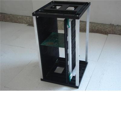 中国 355*320*563mm ハンドルタイプ メタルESDPCBマガジンラック SMTおよびPCB組立用 販売のため