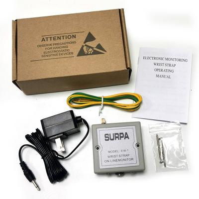 China High Quality ESD SURPA 518-1 Antistatic Wrist Strap Online Monitor for sale