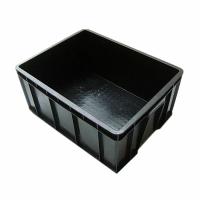China ESD Storage Container Industrial Stackable Antistatic Plastic Box for sale