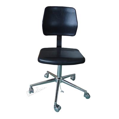 China Adjustable Industrial Workshop ESD Chair PU Foam ESD Worker Chair With Armrest for sale