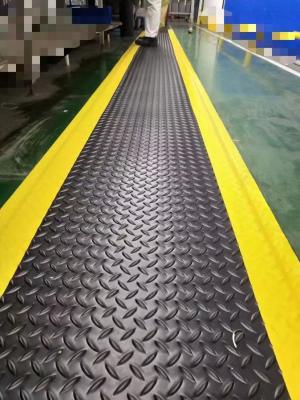 China ESD Anti-Fatigue Mat for Industrial Workshop | 3 layer Floor Mat with Yellow Border for sale