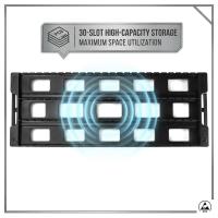 China Space-Saving ESD Circulation PCB Storage Rack for SMT Workshop Board Trolley for sale