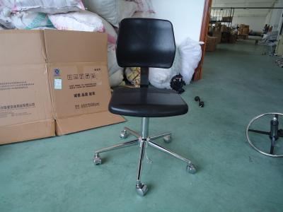 China Durable Large Back Anti Static Chair , Ergonomic ESD Chairs Black Color for sale