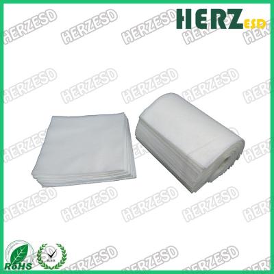 Cina Le strofinate bianche della stanza pulita di colore, poliestere del locale senza polvere pulisce l'OEM della classe 100 disponibile in vendita