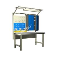 China HZ-3003 ESD Workbench 1500x750mm with 500kg Static Load and 670-1120mm Height Adjustment for sale