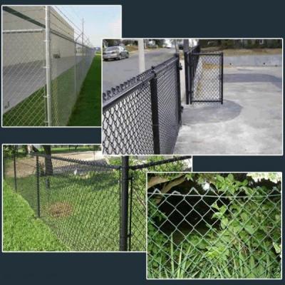 China Hot selling heat treated pvc coated chain link fence for sale