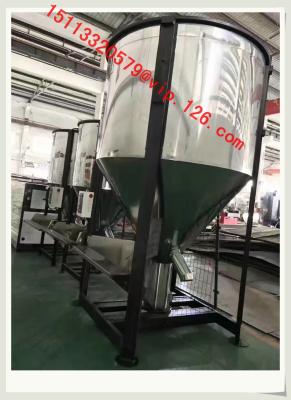 China High efficiency 500kg-5000kg large capacity vertical plastic mixer/Plastic Heating Stirrer/ Vertical blender à venda