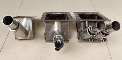 China Plastic  Hopper Dryer spare parts - stainless steel Suction Box single pipe good price to Saudi Arabia Te koop