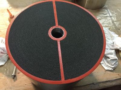 China Air dehumidifier dryer spare part Supplier-Black silica gel desiccant wheel rotor good  price for sale