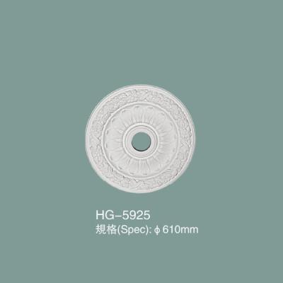 China Pu Ceiling Medallion PU Ceiling Tile HG-5925 for sale