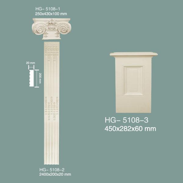 Quality PU Pillar PU Roman Column HG-5108 for sale
