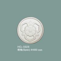 China Pu Ceiling Medallion PU Ceiling Tile HG-5928 for sale