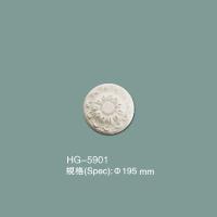 Quality HG-5901 Polyurethane Ceiling Medallion PU Ceiling Tile for sale