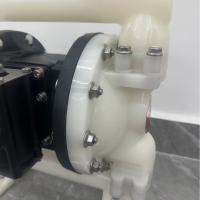 China 1 Inch PVDF Plastic Diaphragm Pump - 0.75 HP Pneumatic Power with 1/4-18 NPTF Ports for sale