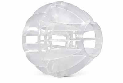 China PP Plastic Multi Faceted Hollow Ball Bio Media Lightweight Performance for sale