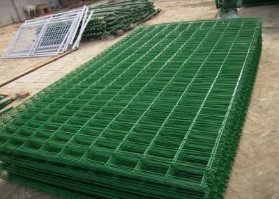 China Pvc bedekte Gegalvaniseerde Spoorwegen 50 X 100mm Gelaste met een laag Draadomheining Panels 6mm Te koop