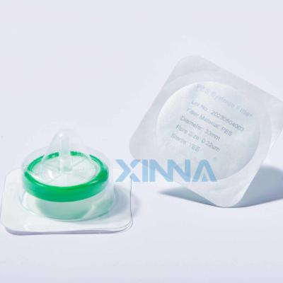 China Hydrophilic PES Laboratory Syringe Filters High Flow Filtration Consumables for sale