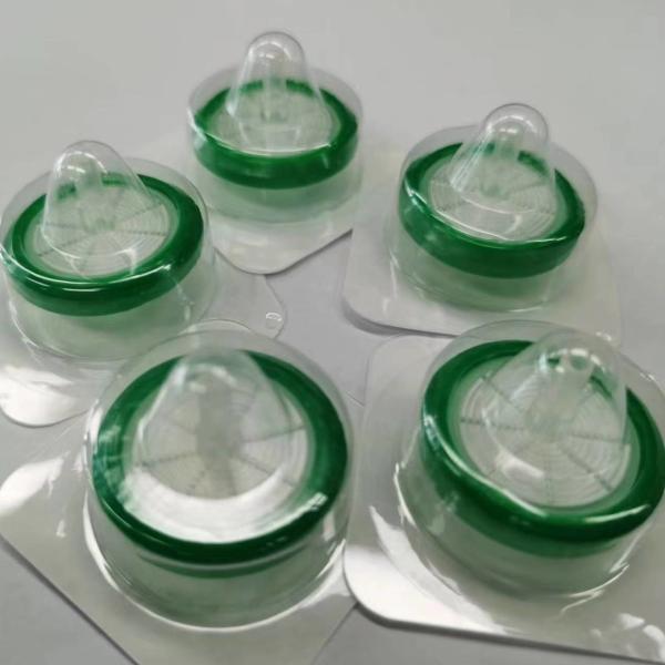 Medizinische Einwegfilter für sterile Spritzen mit 0,22 μm PES Membran φ33 mm Einzelpackung