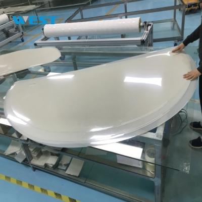 China VLT 83% Customized Electrode-Equipped Sheets Roll Materials And Laser-Cut Special-Shaped Sheets Available With Smart PDLC Film for sale