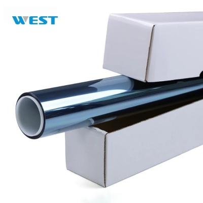 China Windscreen Chameleon Window Tint 1x30m/roll Light Blue Chameleon Nano Ceramic Car Window Tint Solar Film for sale