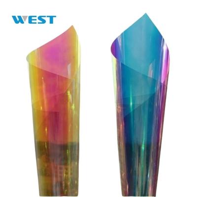 China Solar Car Tint High Reflective Light Chameleon Nano Ceramic Auto Front Window Tint Film for sale