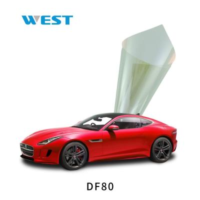 China Windscreen Chameleon Window Tint 1x30m/roll Light Blue Chameleon Nano Ceramic Car Window Tint Solar Film for sale