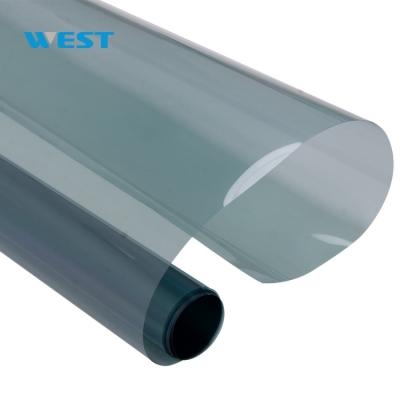 China 1.52x30m High Heat Insulation Sun Control Window Film Nano Ceramic Car Solar Window Tint Black Side Windshield Film for sale