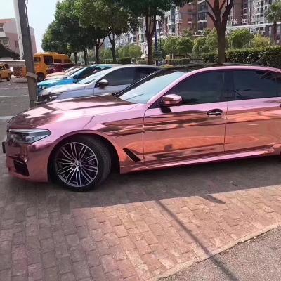Cina L'auto che guarisce il rilascio dell'aria dell'involucro di Rose Gold Chrome Vinyl Car impermeabilizza in vendita