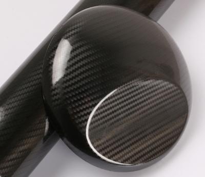 Cina Il rilascio dell'aria ha colorato la larghezza del vinile 1.27m dell'involucro della fibra del carbonio di lucentezza 6d in vendita