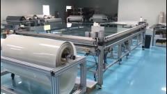 west smart film workshop-smart film automatic cutting bed show