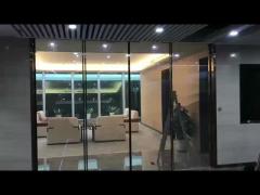 Professionally Customized Smart Film Applied To Glass Sliding Doors