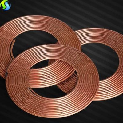 China 30% Elongation Punching Raw Materials Coil Copper Pipes for Processing Solutions for sale