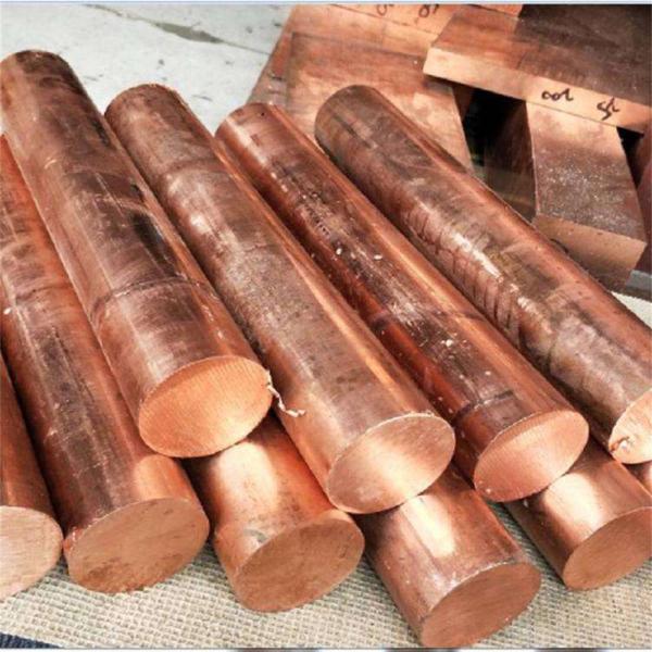 Quality 99% Cu Min Pure Copper Rod 8mm for Construction Suppliers in Decoration Industry for sale