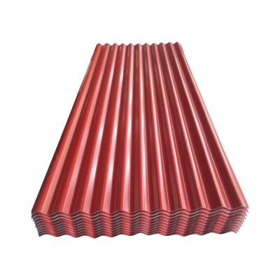 China Customization Galvanized 10 Gauge Corrugated Sheet Steel with RAL Color and Thickness 0.14-0.20MM for sale