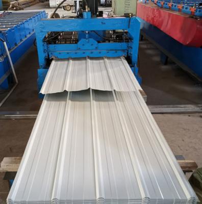 China Customization Galvanized 10 Gauge Corrugated Sheet Steel with RAL Color and Thickness 0.14-0.20MM for sale
