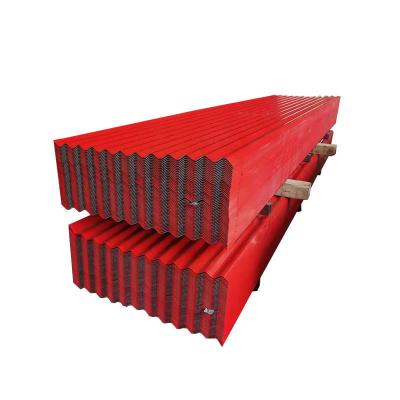 China Folha de telhado de aço ondulado de 24 gauge com serviço de processamento de dobra e comprimento de 1400-1799mm à venda