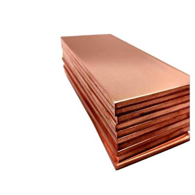 China Cu Min 99% kwaliteit Goedkope koperen plaat 1 ton Minimale bestelling 5 mm koperen plaat Te koop