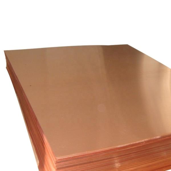 Quality Non-Alloy Brass Copper Plate Width 50mm-2500mm Erosion Resistant for sale