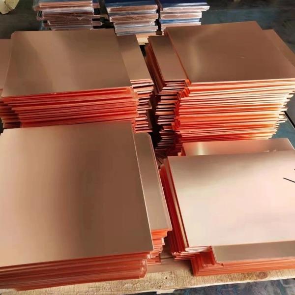 Quality 20~2500mm Brass Thick Copper Plate With 99% Cu Content Wear Resistance for sale