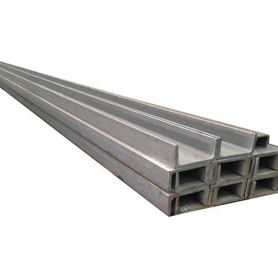 China Acero galvanizado en caliente en el canal C para la ingeniería de paredes cortinas facturación por peso real de fabricantes líderes en venta