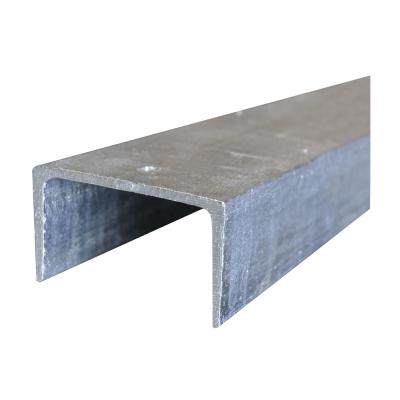 China JIS ASTM GB BS EN DIN Standard SS 304 Stainless Steel U Channel at for Curtain Wall Engineering and Other Projects for sale
