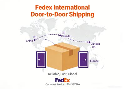 China Fedex International Door To Door Shipping From China To US Canada UK Europe for sale