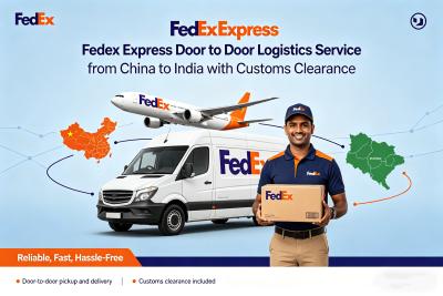China FedEx Express Door to Door Logistics Service from China to India with Customs Clearance for sale