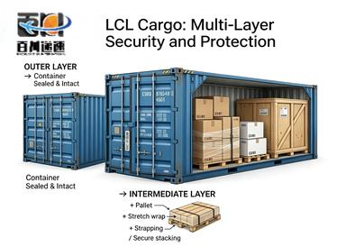 Quality LCL Sea Freight Transportation Customs Clearance Global Coverage Real Time for sale
