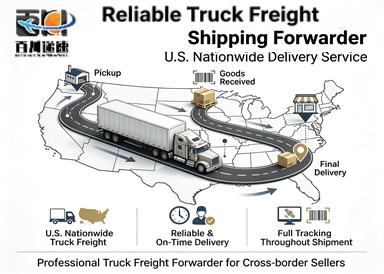 China Reliable Truck Freight Shipping Forwarder U.S. Nationwide Delivery Service for sale