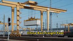 Fast International Rail Freight Door To Door Full Container Secure Railway Logistics Services
