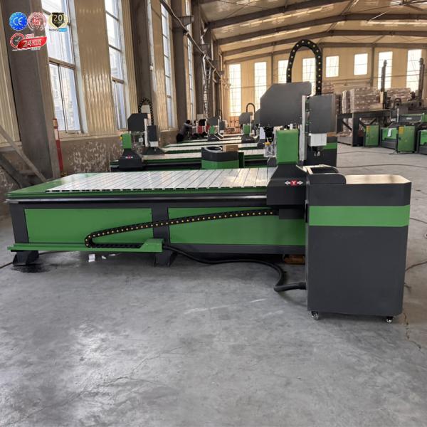 Quality High Precision CNC Router Machine 1300x2500mm Work Table Reinforced Gantry And for sale