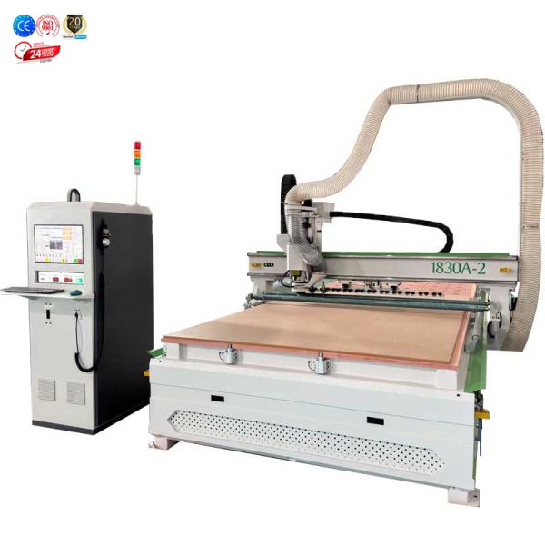 Quality Fully Automatic Dual Table CNC Nesting Machine With Seamless Alternating Machining for sale