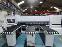 China NP330B Automatic CNC Beam Saw 3300mm Width 100mm Thickness Wood Panel Cutting Machine for sale